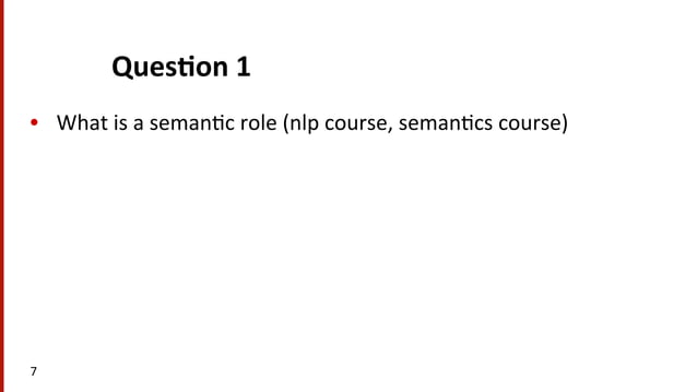 Semantic Role Labeling | PDF