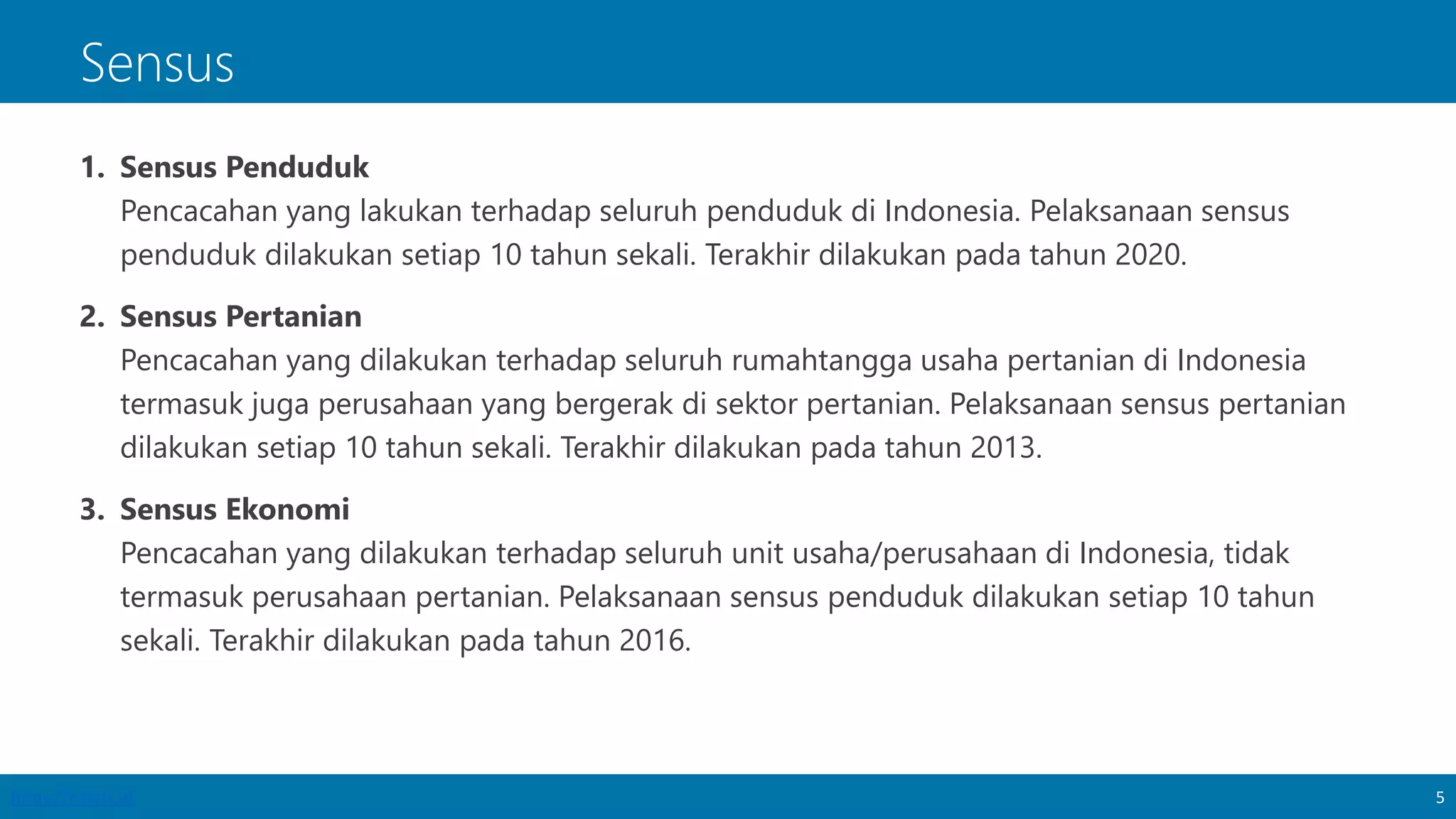 Sensus dan Survei | PPTX