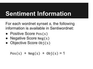 Sentiwordnet [IIT-Bombay] | PDF