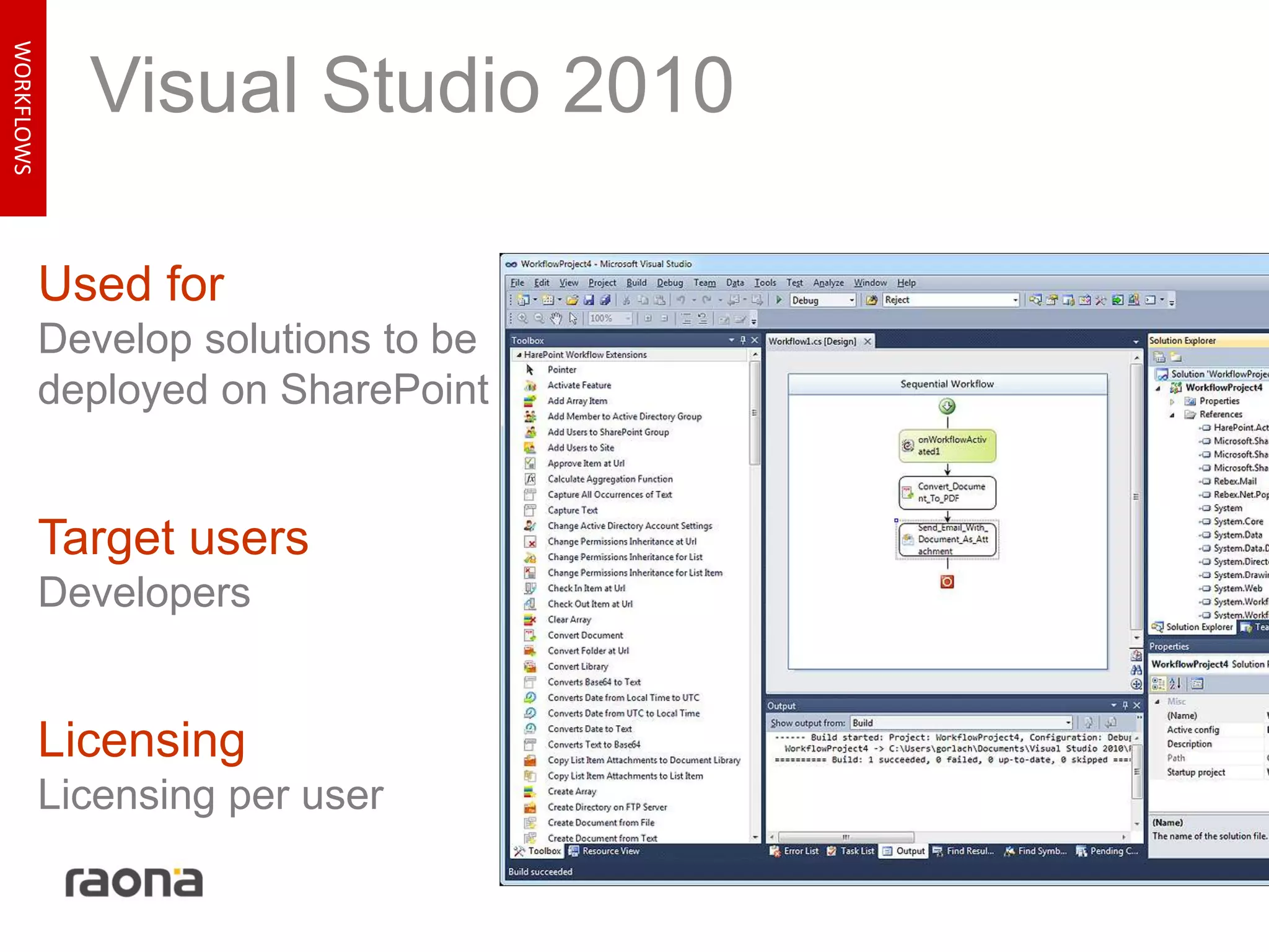 SharePoint Day 2012_Visual Workflows | PPT