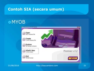 Materi SIA (Sistem Informasi Akutansi) | PPTX