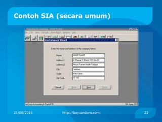 Materi SIA (Sistem Informasi Akutansi) | PPTX