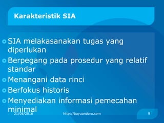 Materi SIA (Sistem Informasi Akutansi) | PPTX