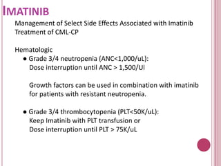 SIDE EFFECTS OF TKIs | PPTX