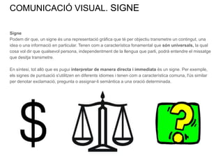 Signe senyal logo en la comunicació audiovisual | PDF