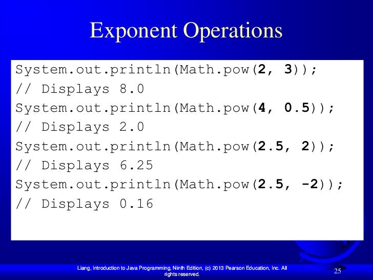 Java Program Which Displays The Powers Of 2 Which Are Less