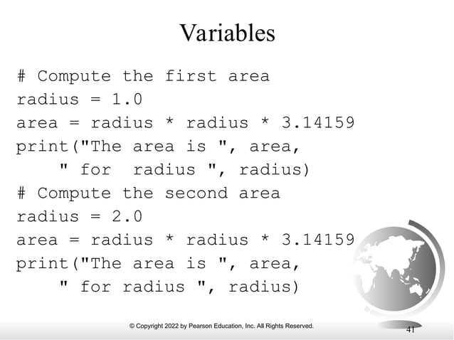 python Elementary Programming algorithem | PPT