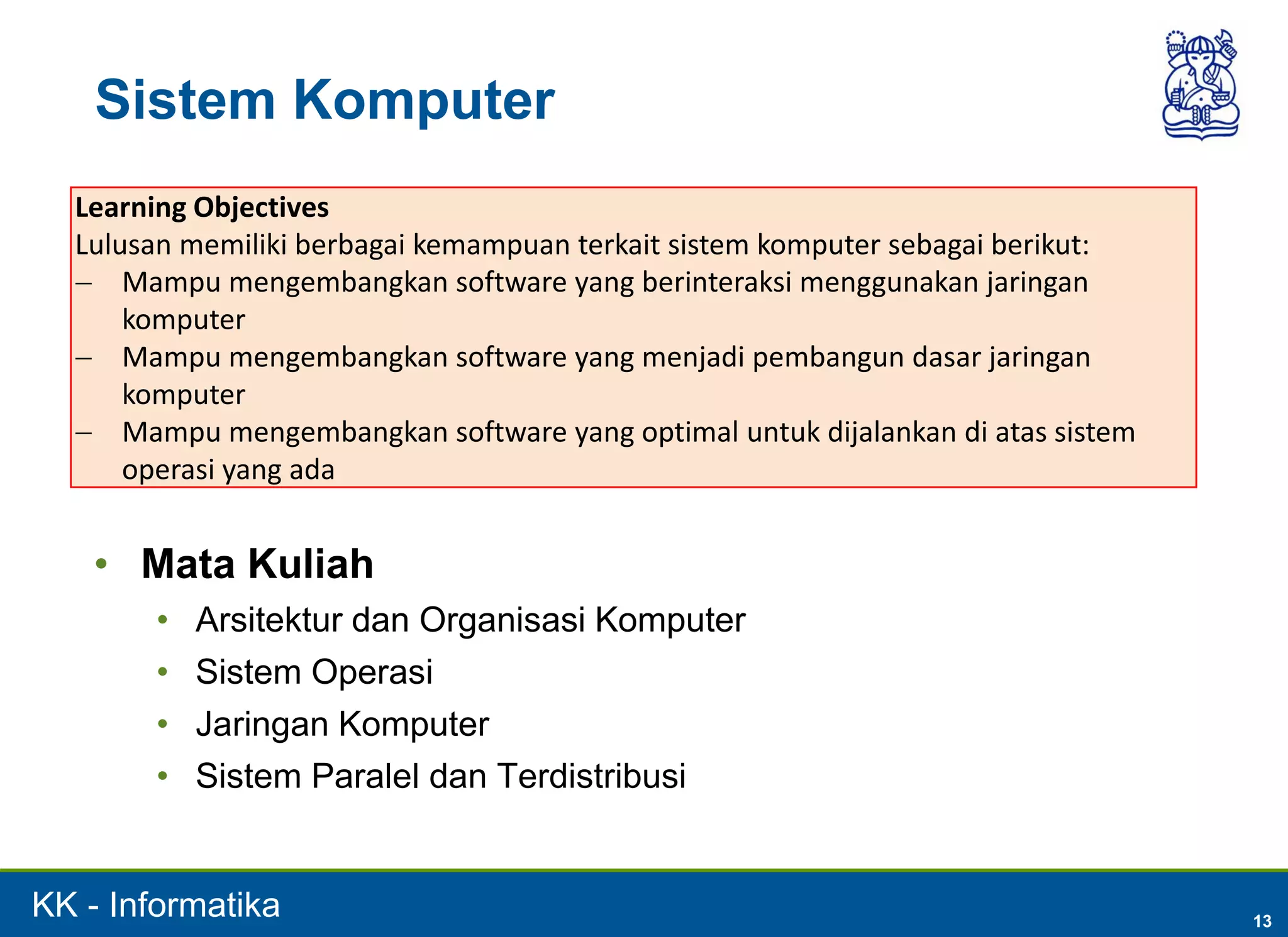 02 slide ap - penyusunan kurikulum s1 teknik informatika itb | PPT