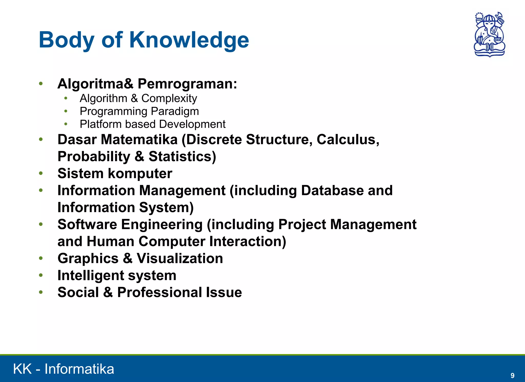 02 slide ap - penyusunan kurikulum s1 teknik informatika itb | PPT