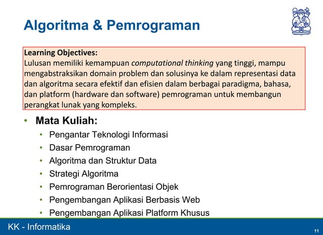 02 slide ap - penyusunan kurikulum s1 teknik informatika itb | PPT