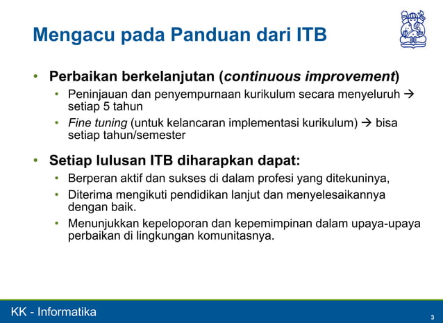 02 slide ap - penyusunan kurikulum s1 teknik informatika itb | PPT