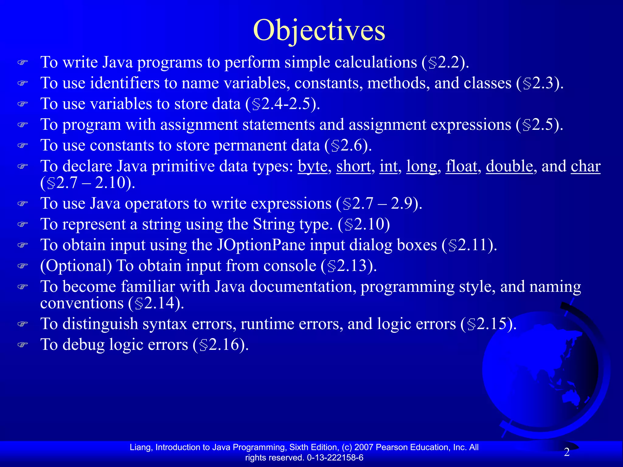Primitive Data Types and Operations | PPT
