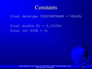 Primitive Data Types and Operations | PPT