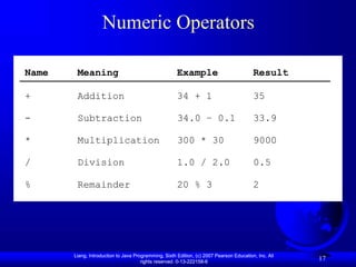 Primitive Data Types and Operations | PPT