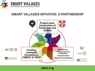 Bangkok | Mar-17 | THE SMART VILLAGES INITIATIVE | PPT