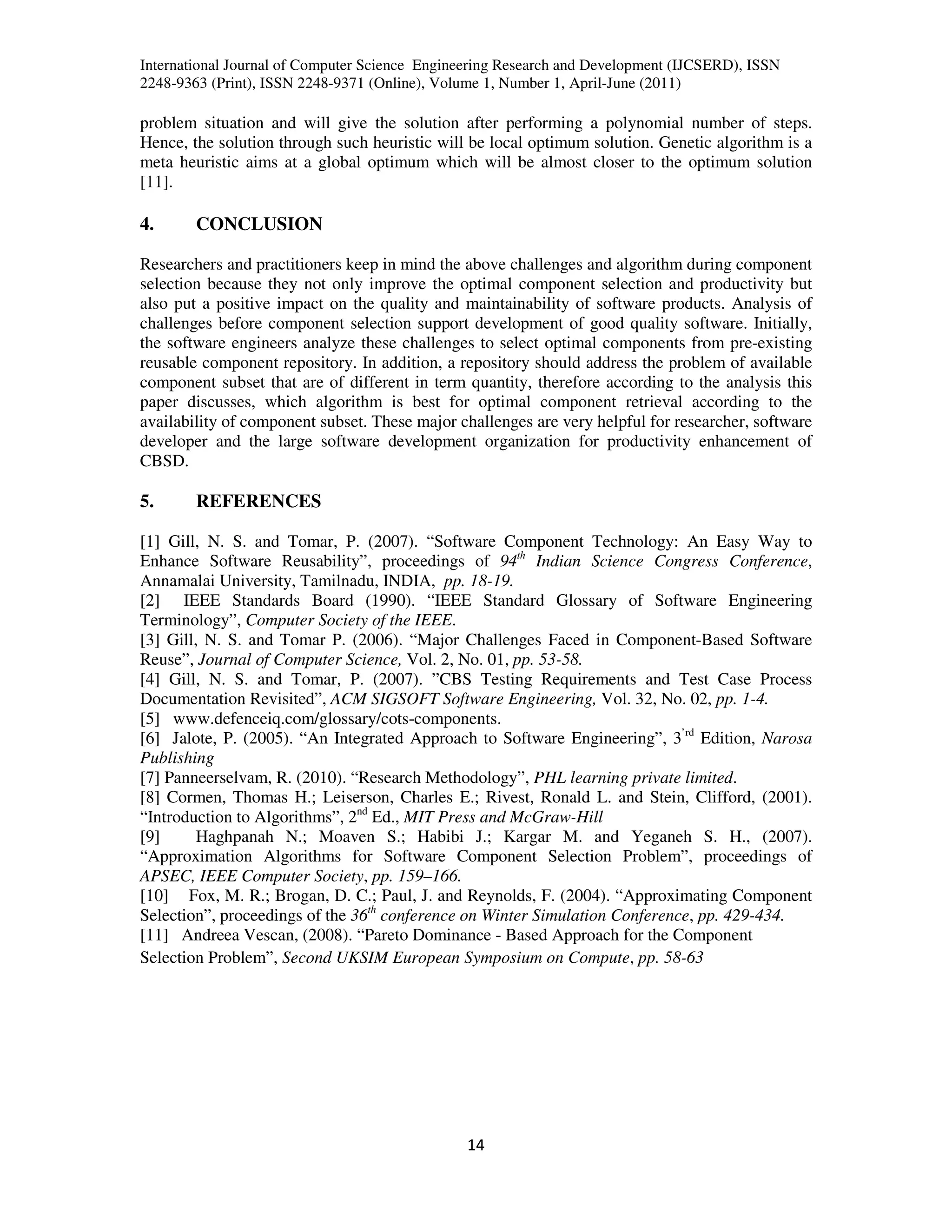 02 software component selection | PDF