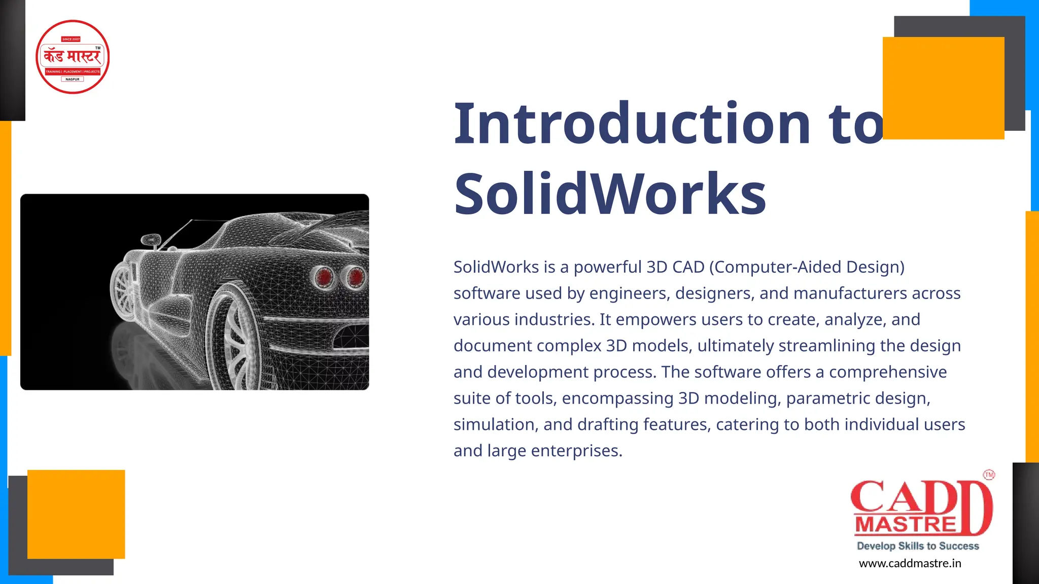 SOLIDWORKS Best Training Center in Nagpur | PPT
