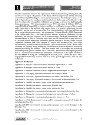 FACTORS IMPACTING LEVERAGE AND PROFITABILITY IN FIRMS | PDF