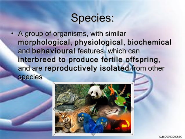 02 Species and Speciation | PPT