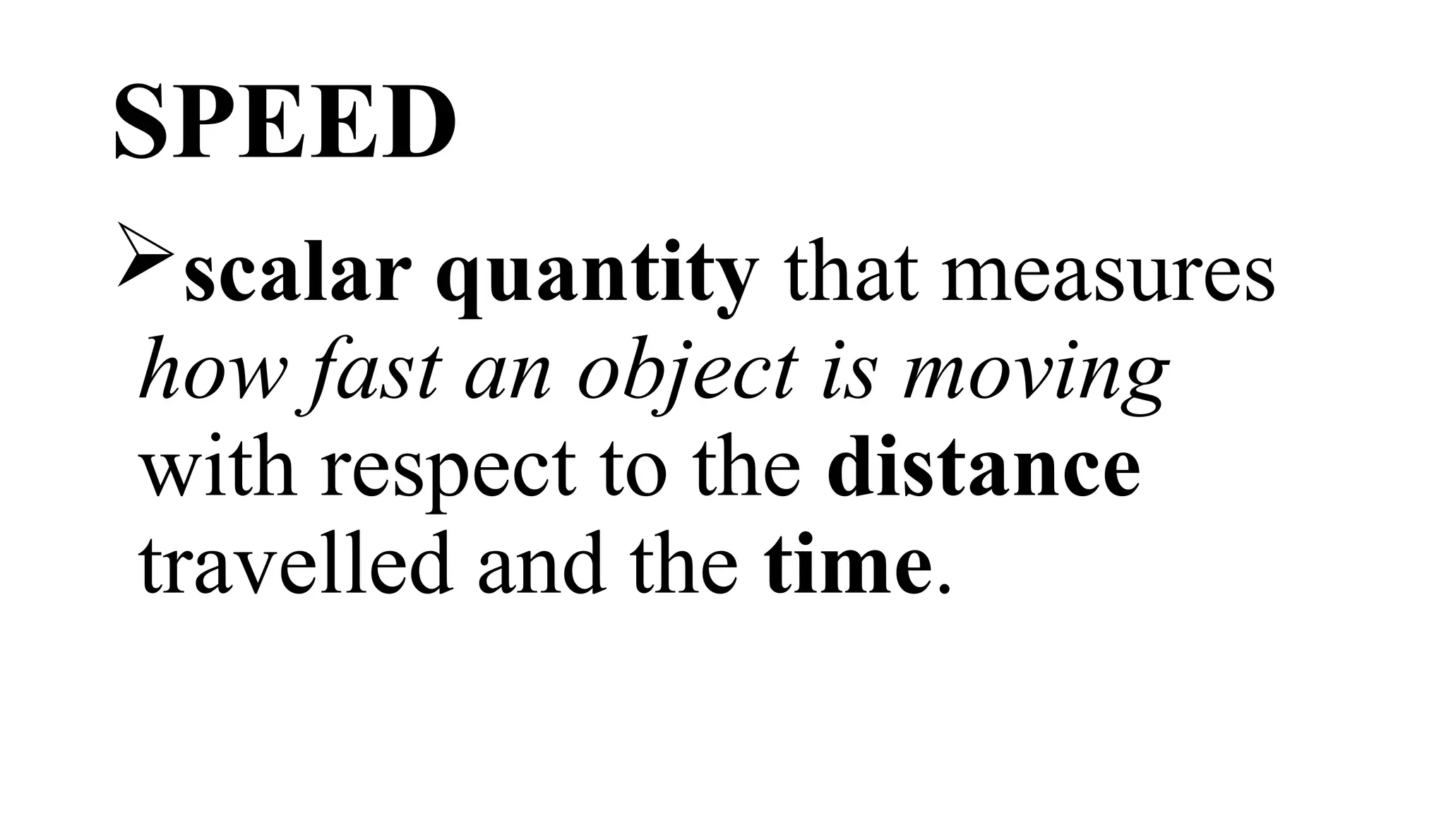 Speed and Velocity PowerPoint Presentation | PPT