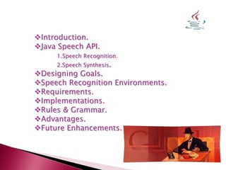 02 state of the art speech technology using java speech api@egsp 25.08.2011