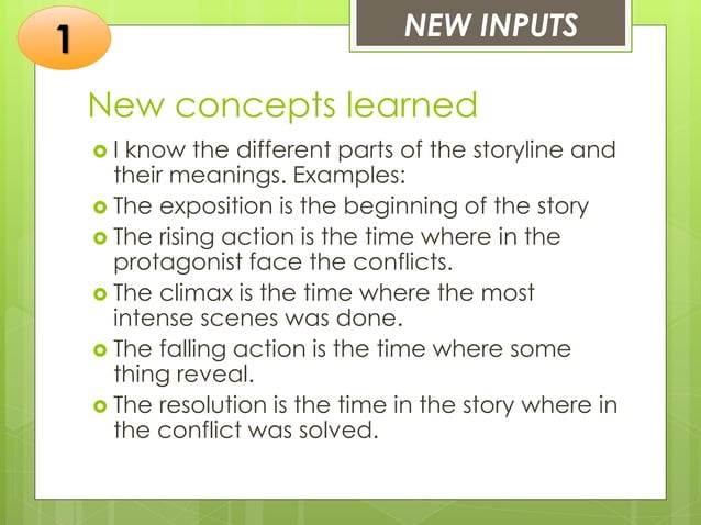 Storyline and Plot elements | PPTX