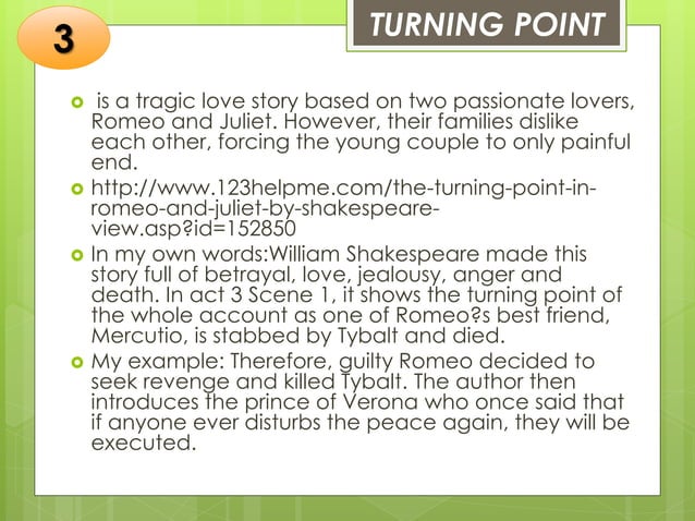 story line and plot elements | PPT