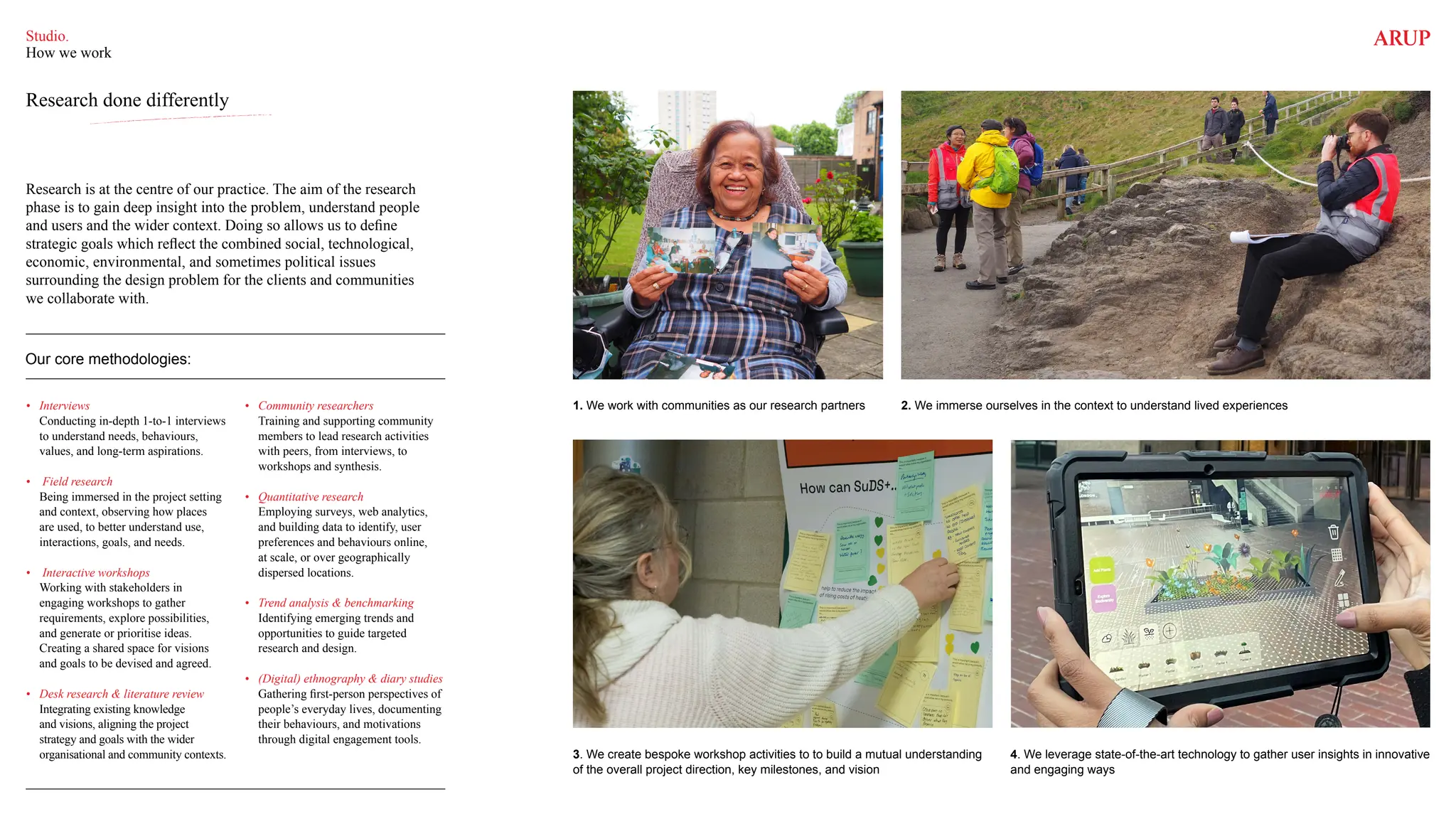 Arup Studio Design Methodologies and Approach | PDF