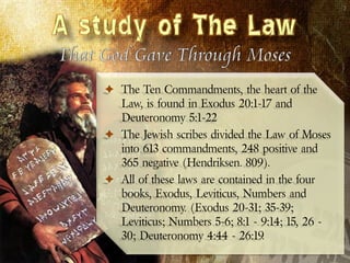 Study Of The Law Part 2 - The 10 Commandments (1-3) | PDF