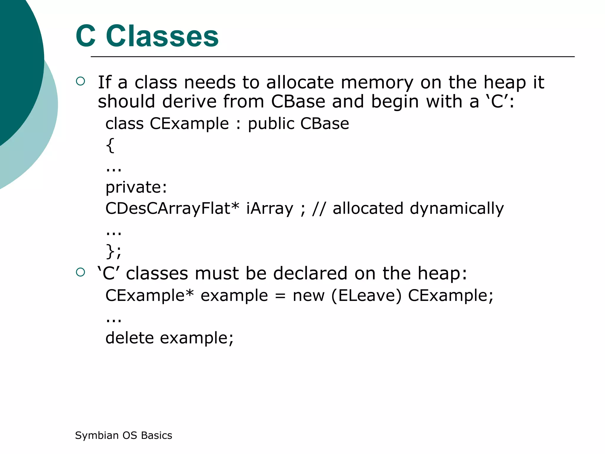 02 Symbian Os Basics Tipos De Dados | PPT | Programming Languages | Computing