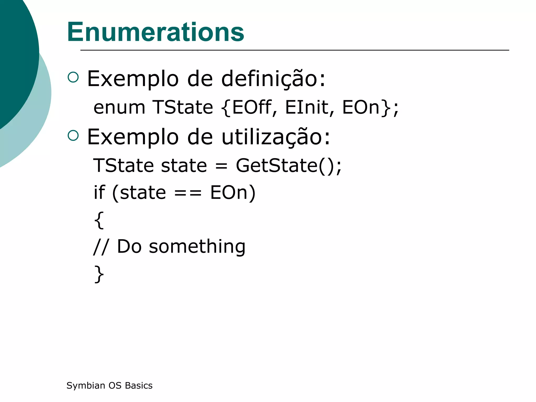 02 Symbian Os Basics Tipos De Dados | PPT | Programming Languages | Computing