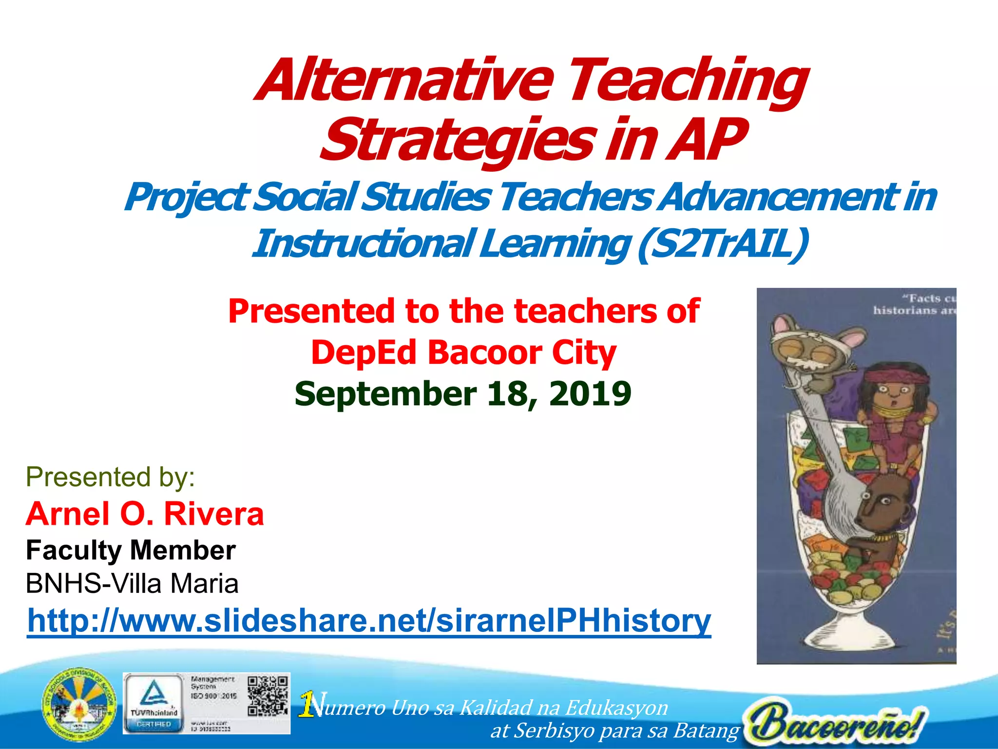 Alternative Teaching Strategies in AP | PPTX