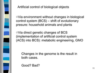 Systemic differences between biological and technical systems | PPT