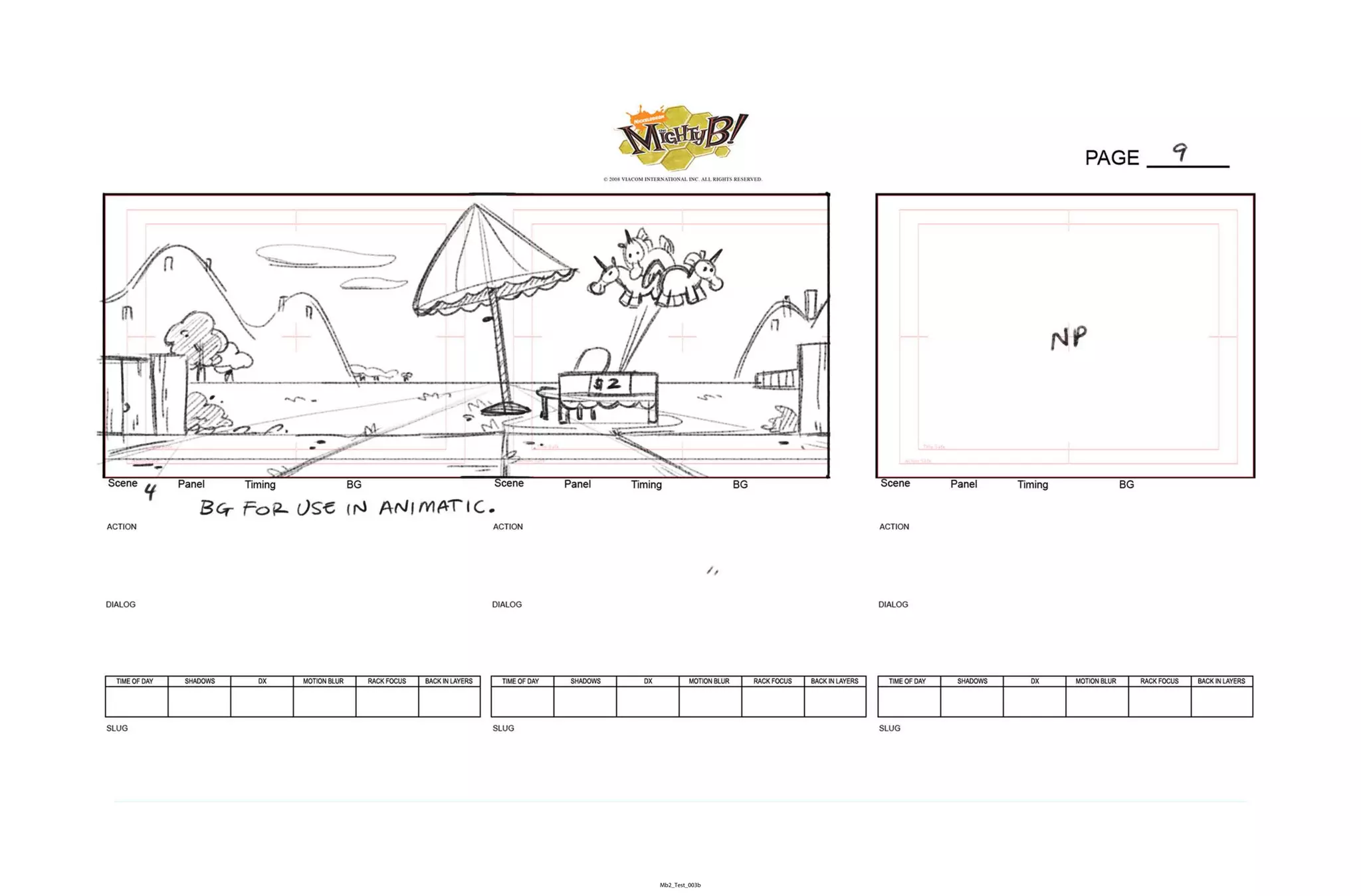 The MightyB! Storyboard Sample | PDF