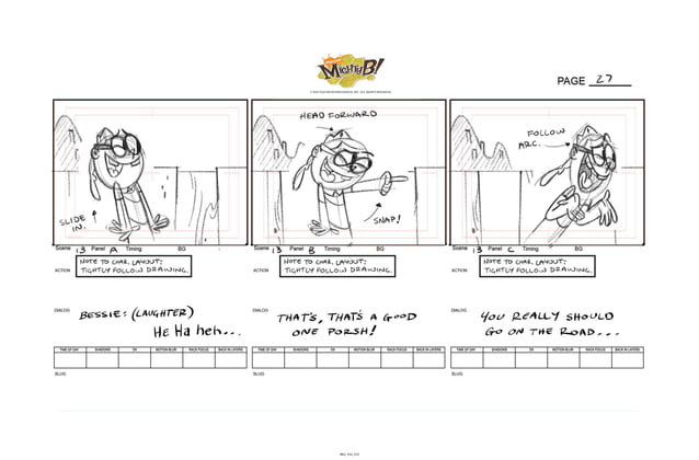 The MightyB! Storyboard Sample | PDF