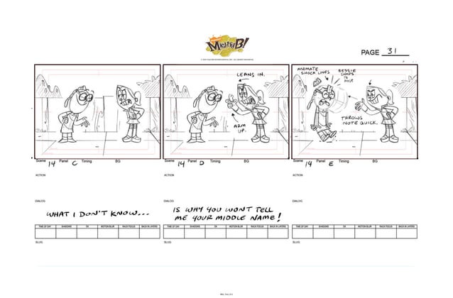 The MightyB! Storyboard Sample | PDF