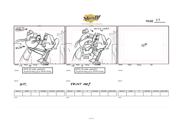 The MightyB! Storyboard Sample | PDF