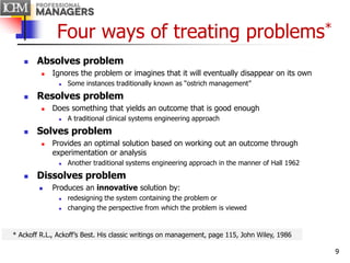 The myths and reality of problems and problem solving | PPTX