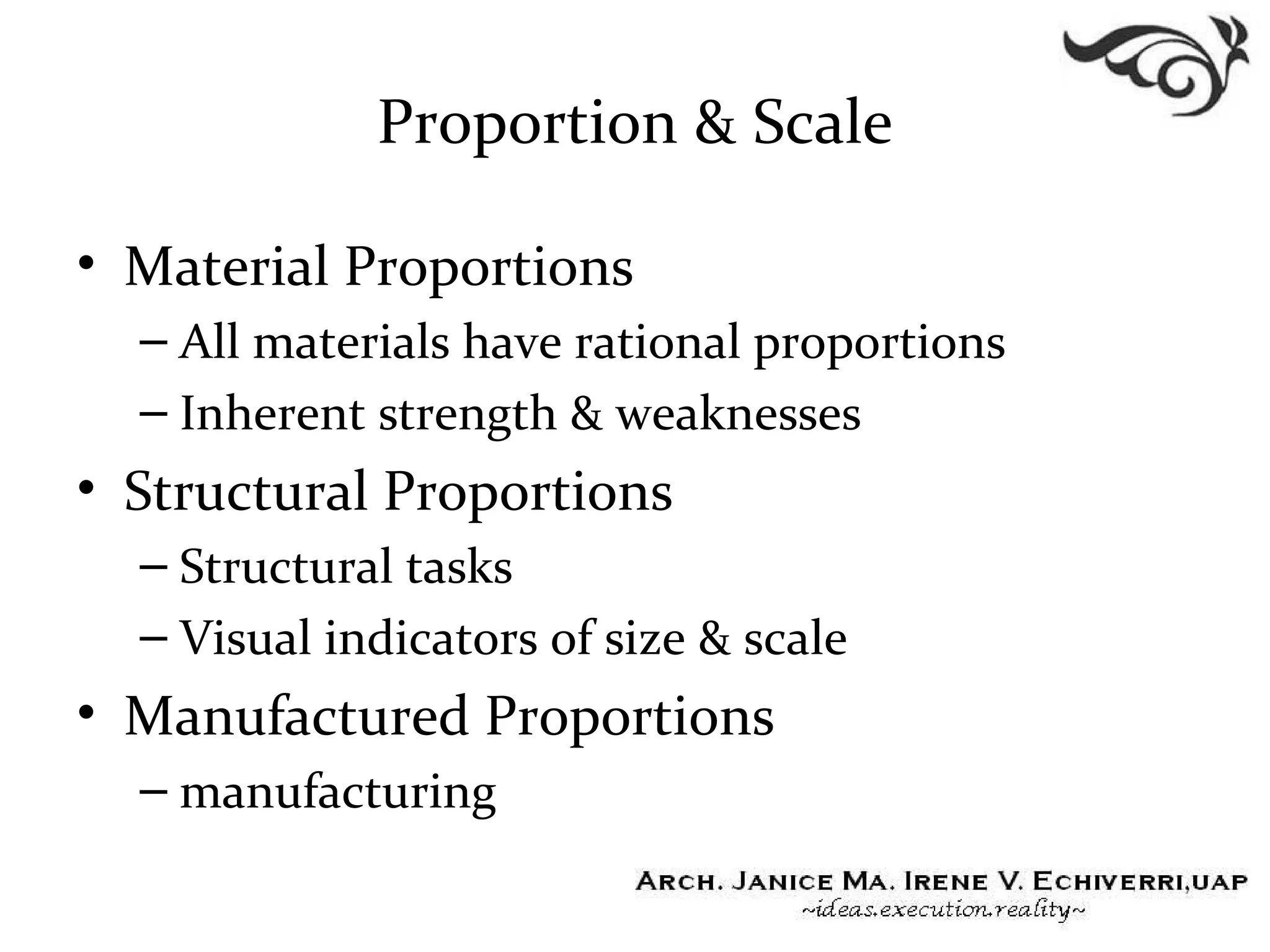 02 theories of proportion | PPT