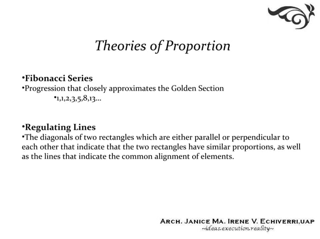02 theories of proportion | PPT