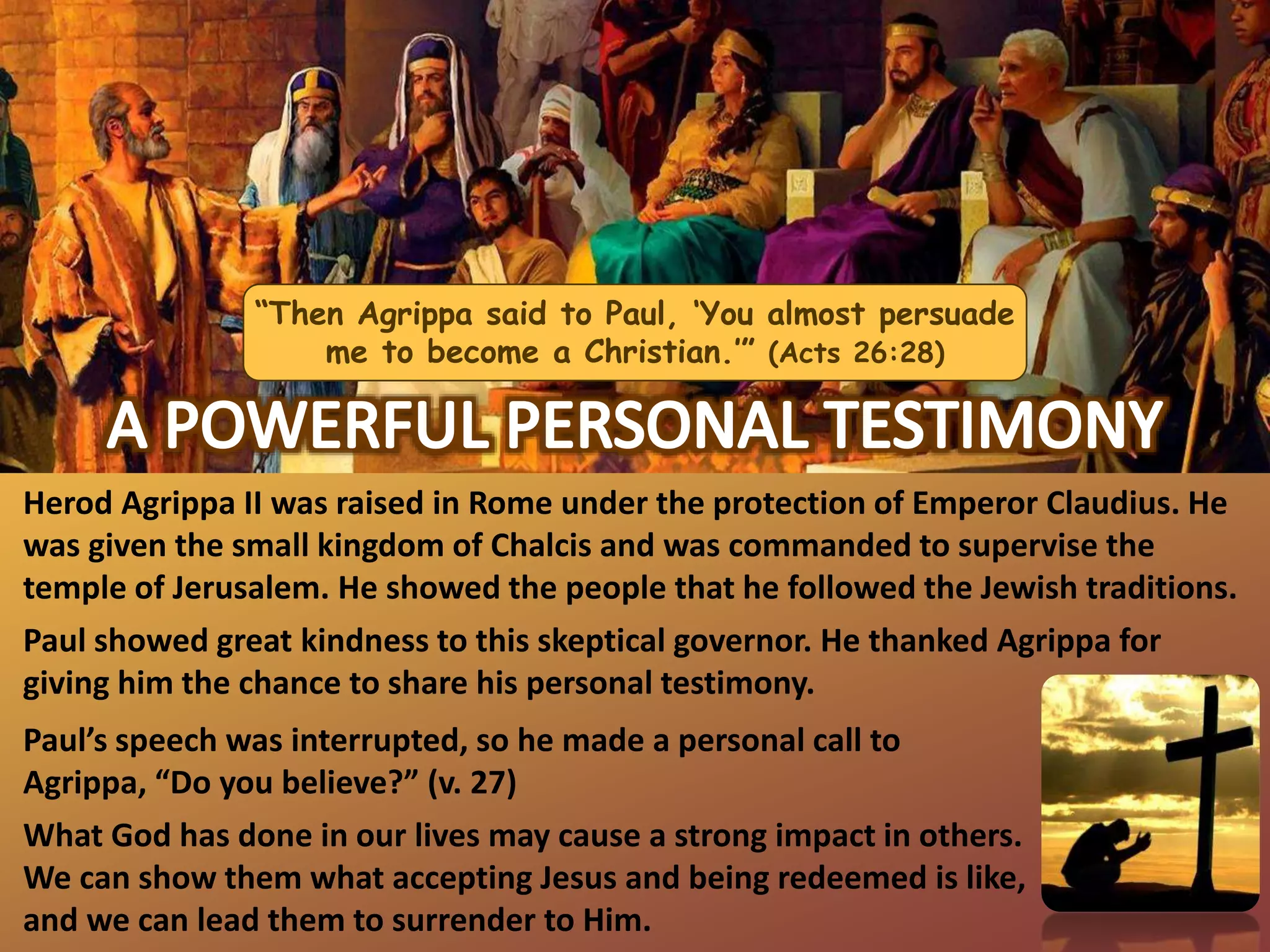 02 the power of personal testimony | PPTX