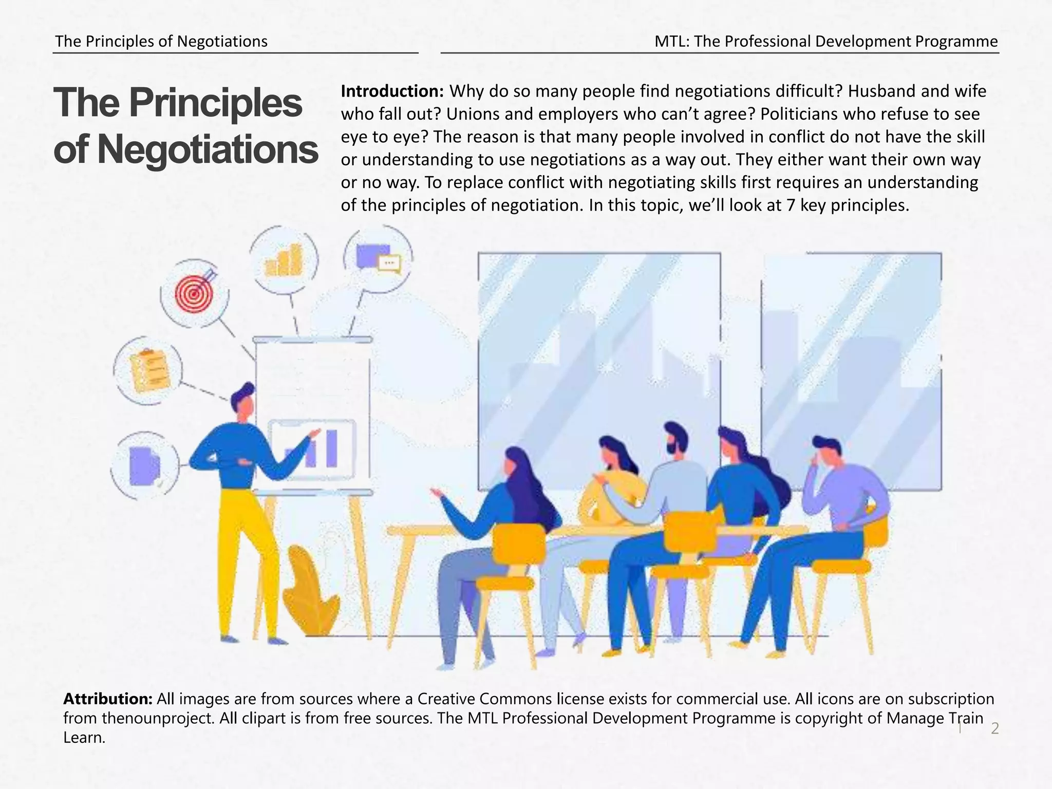The Principles of Negotiations | PPT