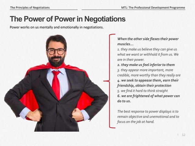 The Principles of Negotiations | PPT