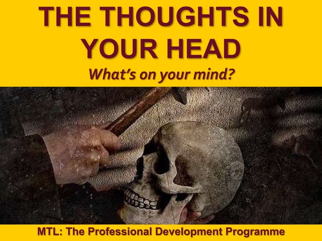 The Thoughts in Your Head | PPT