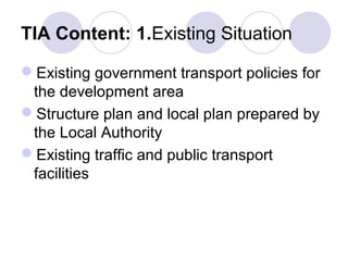 02 traffic impact assessment | PPT