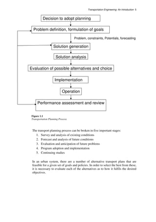 Transportation Planning & Management | PDF