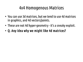 Computer Graphics - Lecture 02 transformation | PDF | 3-D Graphics | Computer Software and ...