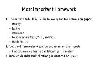 Computer Graphics - Lecture 02 transformation | PDF | 3-D Graphics | Computer Software and ...