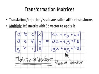 Computer Graphics - Lecture 02 transformation | PDF | 3-D Graphics | Computer Software and ...