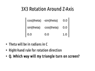 Computer Graphics - Lecture 02 transformation | PDF | 3-D Graphics | Computer Software and ...